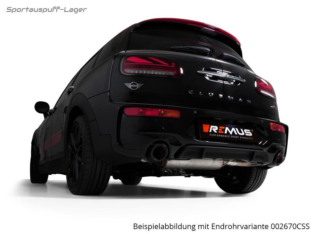 Remus Sportauspuff Mini F54 JCW Clubman ALL4 (OPF-Mod.) 2x102mm ...