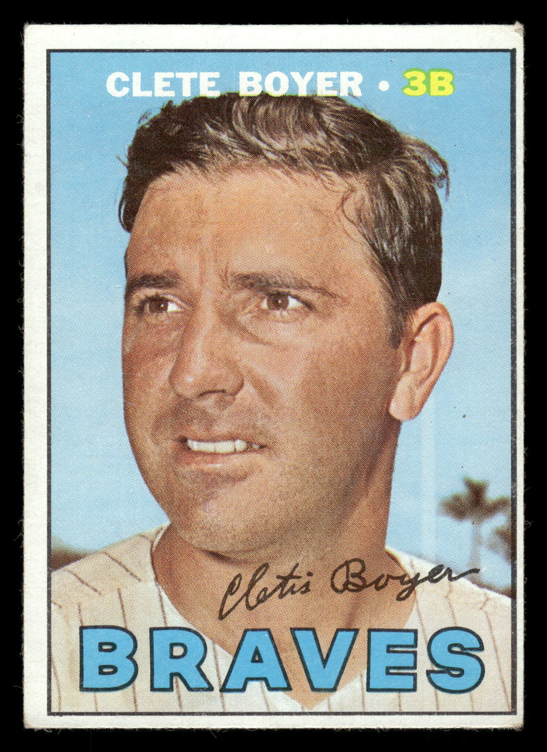 Clete Boyer 1967 Topps #328 Atlanta Braves Very Good | eBay