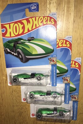 3 Hot Wheels 2024 HW Celebration Racer#27 HW BRAILLE Racer Twin Mill ...