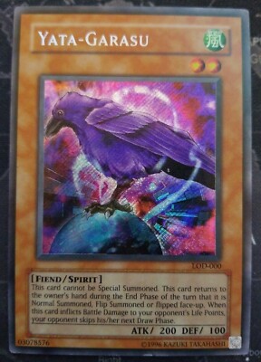 Yata-Garasu LOD-000 Secret Rare Unlimited Edition Yugioh LP | eBay