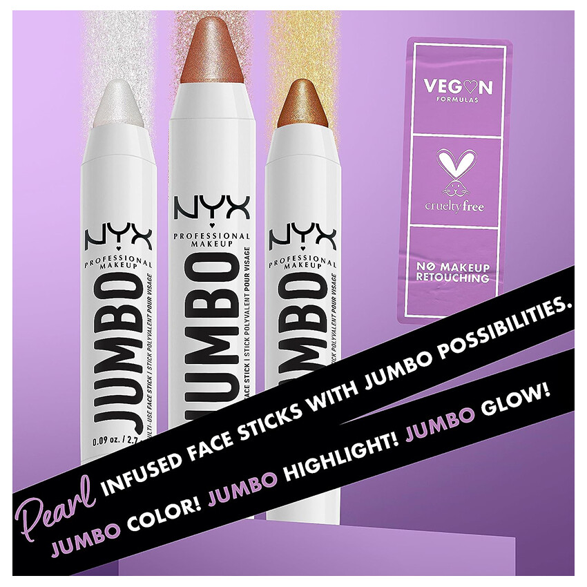 1 NYX Jumbo Multi-use Highlighter Stick "Pick Your 1 Color" *Joy's ...