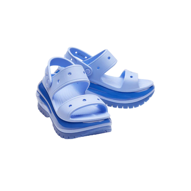 Crocs Mega Crush Sandal Moon Jelly 207989-5Q6 High Heel. MEN’S6/WOMEN ...