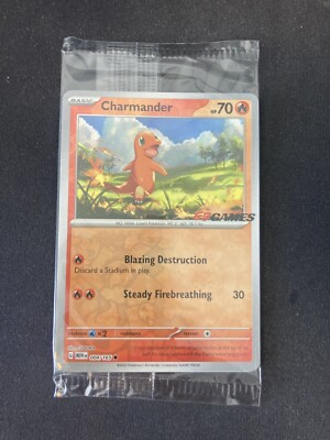 Charmander 004/165 151 eb Games Reverse Holo Master Set Card Promo ...