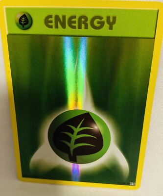 Authentic Leaf energy Pokemon Card New | eBay