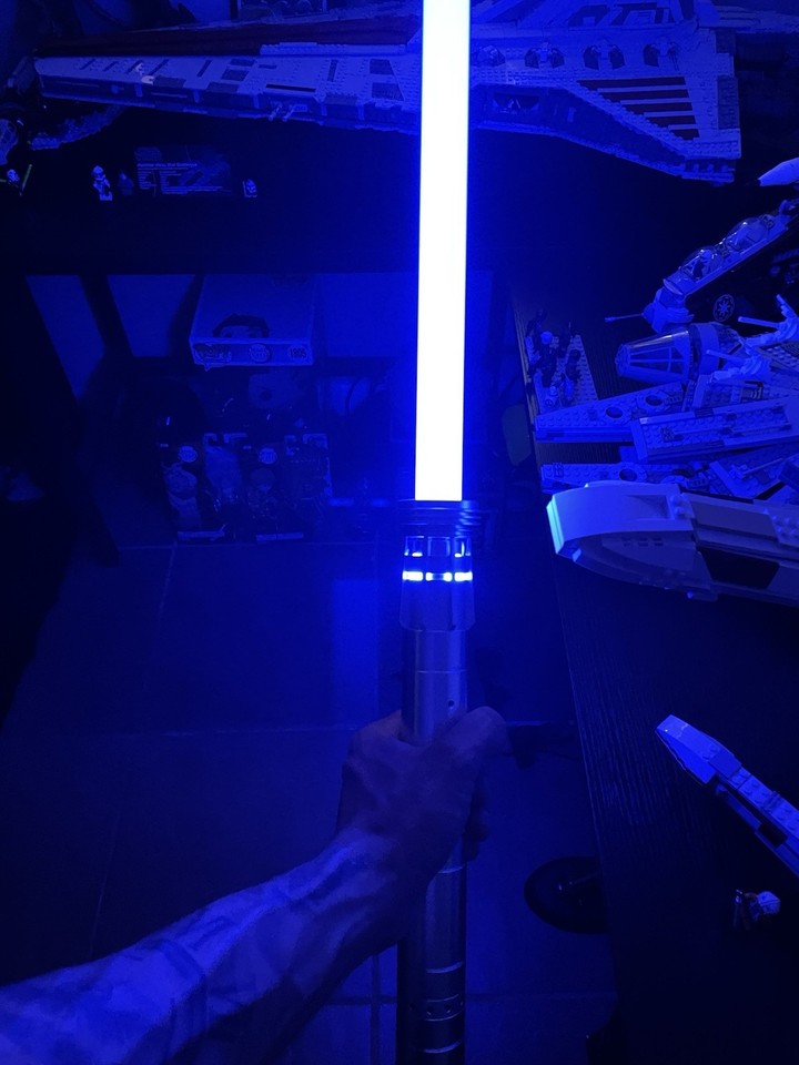 Star Wars Rgb Darth maul Duel Ready Lightsaber Metal Hilt Smooth Swing ...