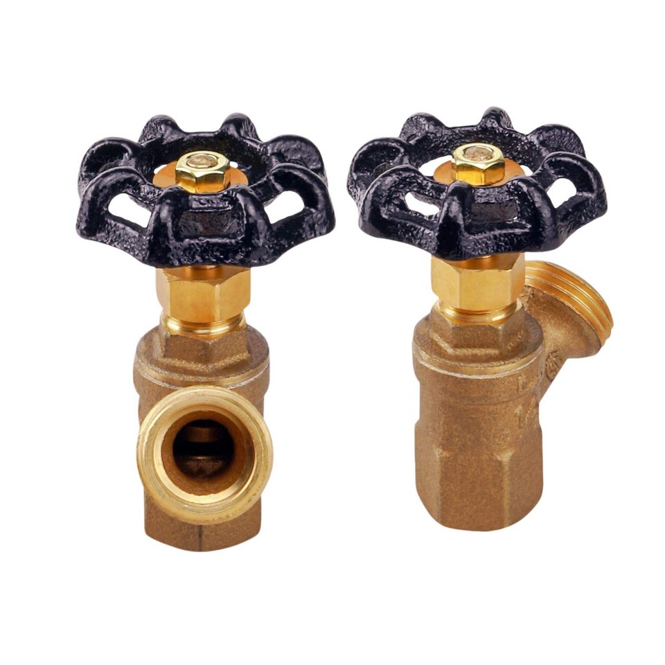 6834G Boiler Drain Valve Stuffing Box 1/2 Inch FIP Inlet 3/4 Inch MHT ...