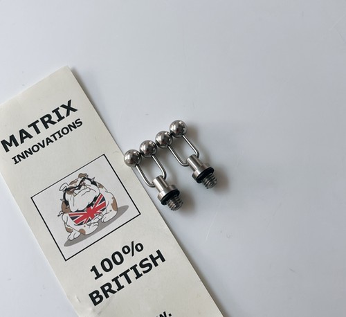 2 Matrix Innovations Stainless Steel Ball Line Clips | 2BA Bobbins ...