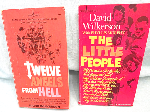2 Vintage David Wilkerson; 12 angels from hell, the little people, good ...