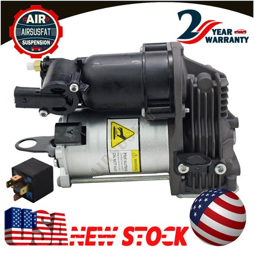 Air Suspension Compressor Pump & Relay For Mercedes X166 W166 ML GL450 ...