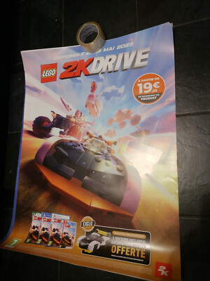 PLV - Poster - Lego 2K Drive 80X60CM | eBay