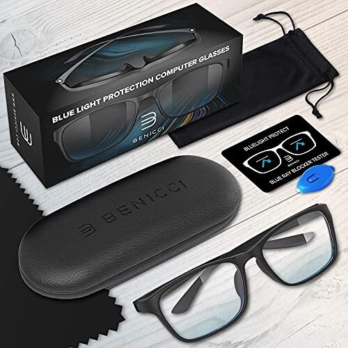 Stylish Blue Light Blocking Glasses for Women or Men - Ease Computer ...