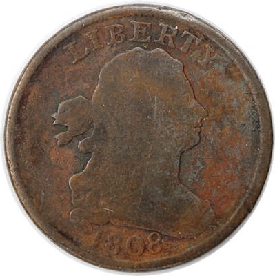 1808 U.S / United States Draped Bust Half Cent - G Good Condition | eBay