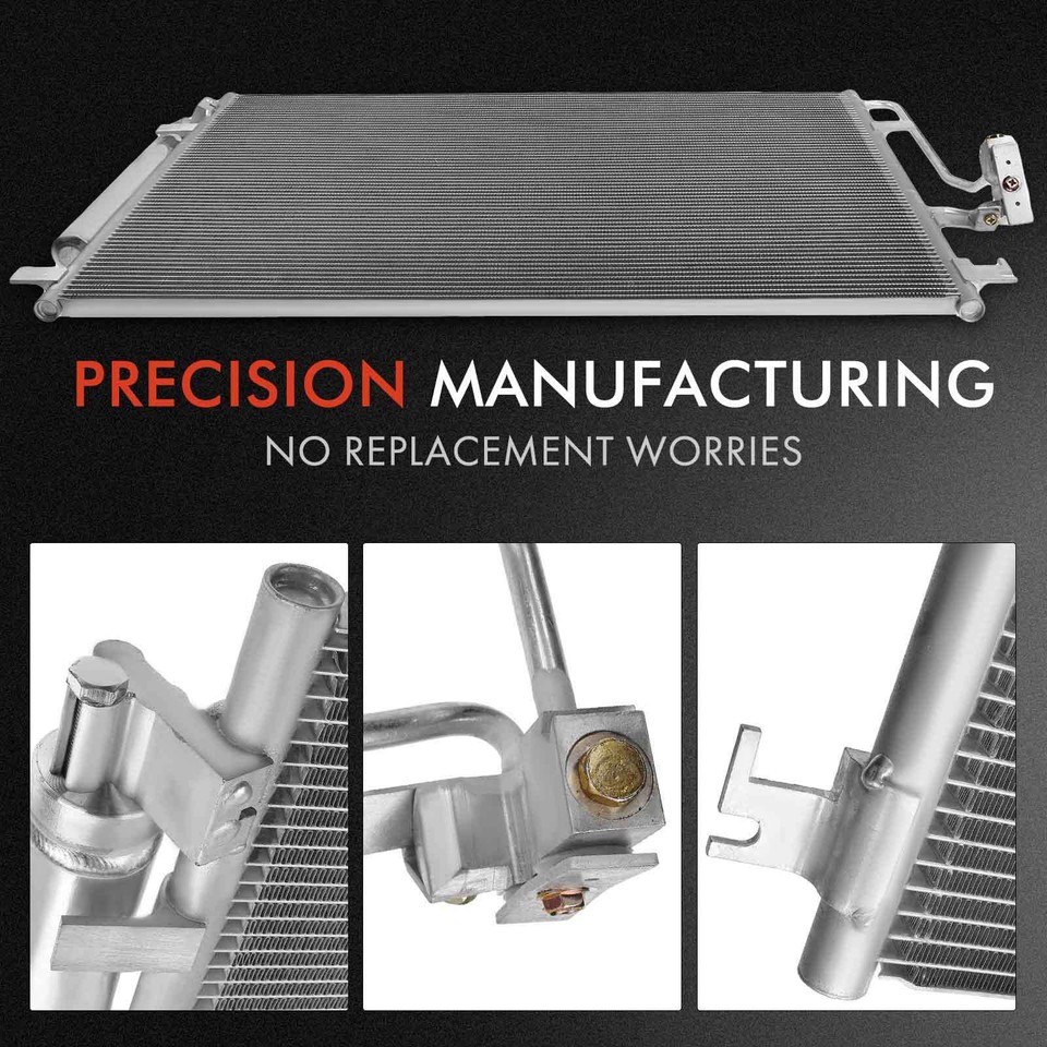 AC Condenser & Cooling Fan Assy Kit for Mercedes-Benz Sprinter 2500 ...