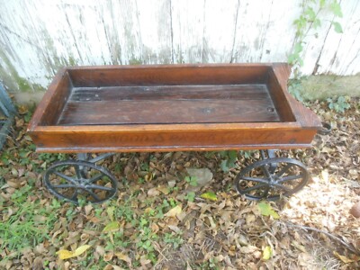 Vintage Antique Primitive Sherwood Spring Coaster Wagon Wood Missing ...