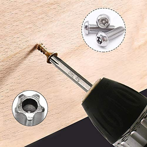 Mesee 5 Point Security Star Torx Screwdriver Bits Set 14Pcs One Size ...