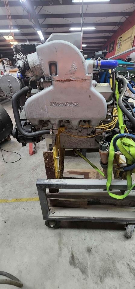 Marine Power 7.4L Marine Gas Engine 454 Marine Power Engine 330 HP PAIR ...