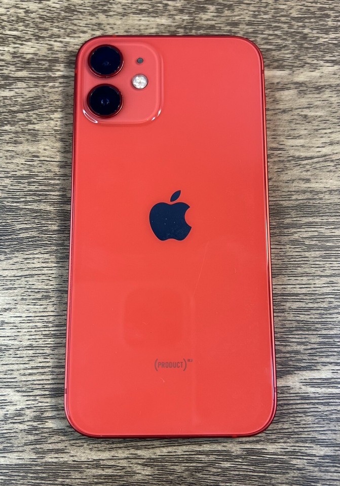 Apple iPhone 12 mini (PRODUCT)RED - 64GB (Unlocked) - Good Condition | eBay