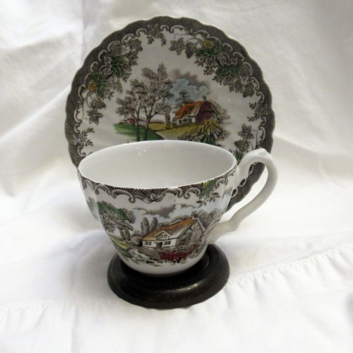The Brook by Franciscan Tea Cup and Saucer Set Made in England | eBay