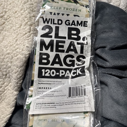 2 LB Wild Game MEAT BAG, WILD GAME 120 Bags New | eBay