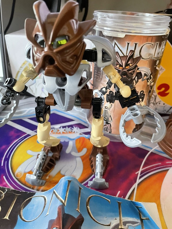 LEGO Bionicle Pohatu Nuva 8568 Complete Tub And Instructions Toa action ...