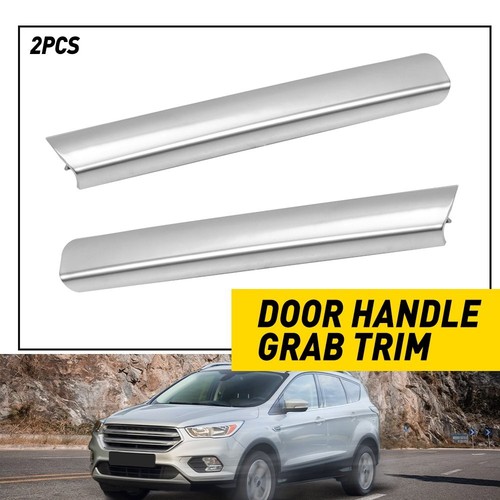 For 2013-2019 Ford Escape?Silver Armrest Inner Pull Handle Grab Trim ...