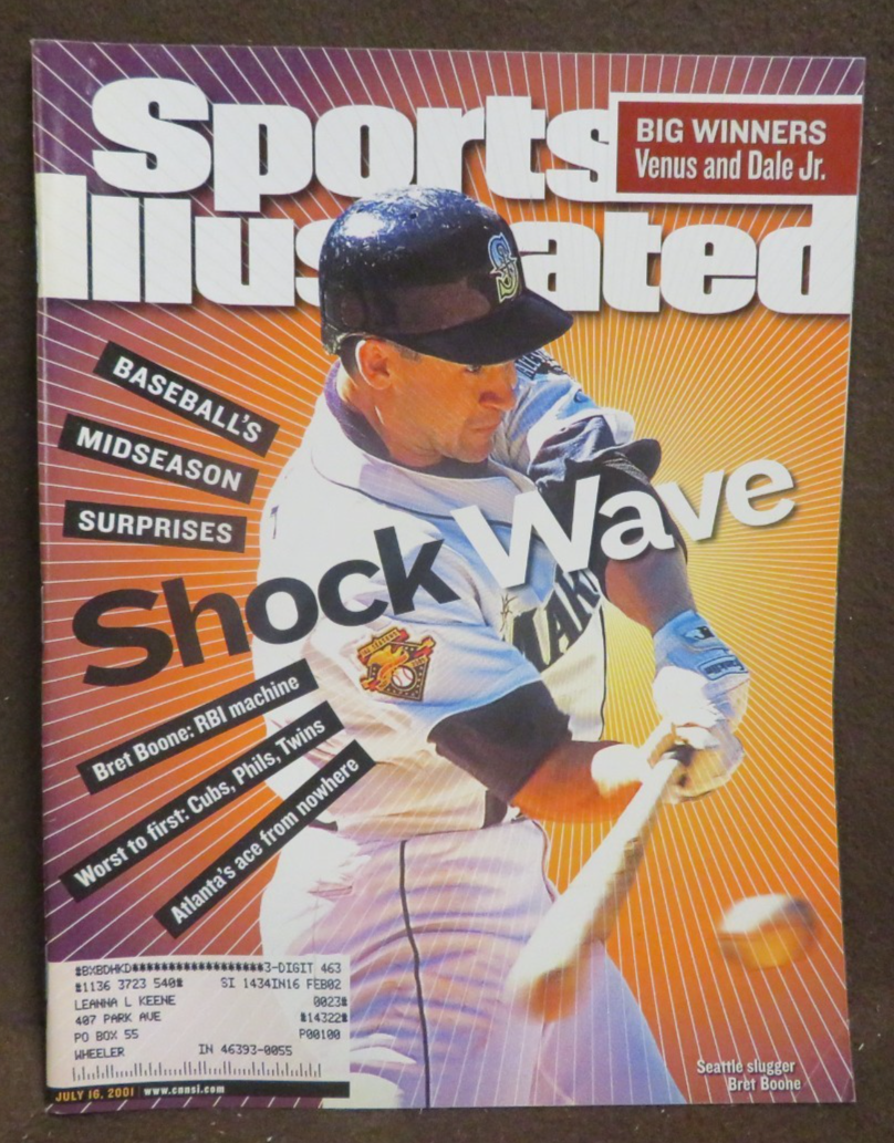 3546 SPORTS ILLUSTRATED JULY 16 2001 BRETT BOONE SHOCK WAVE | eBay