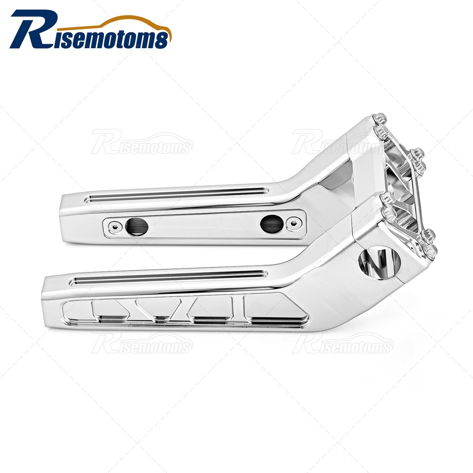 4"-14" Handlebar Riser Kit 1.5" Pullback For Harley Touring Road King ...
