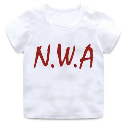 NWA 100% Cotton Chest Logo White Print T Shirt Size Large | eBay