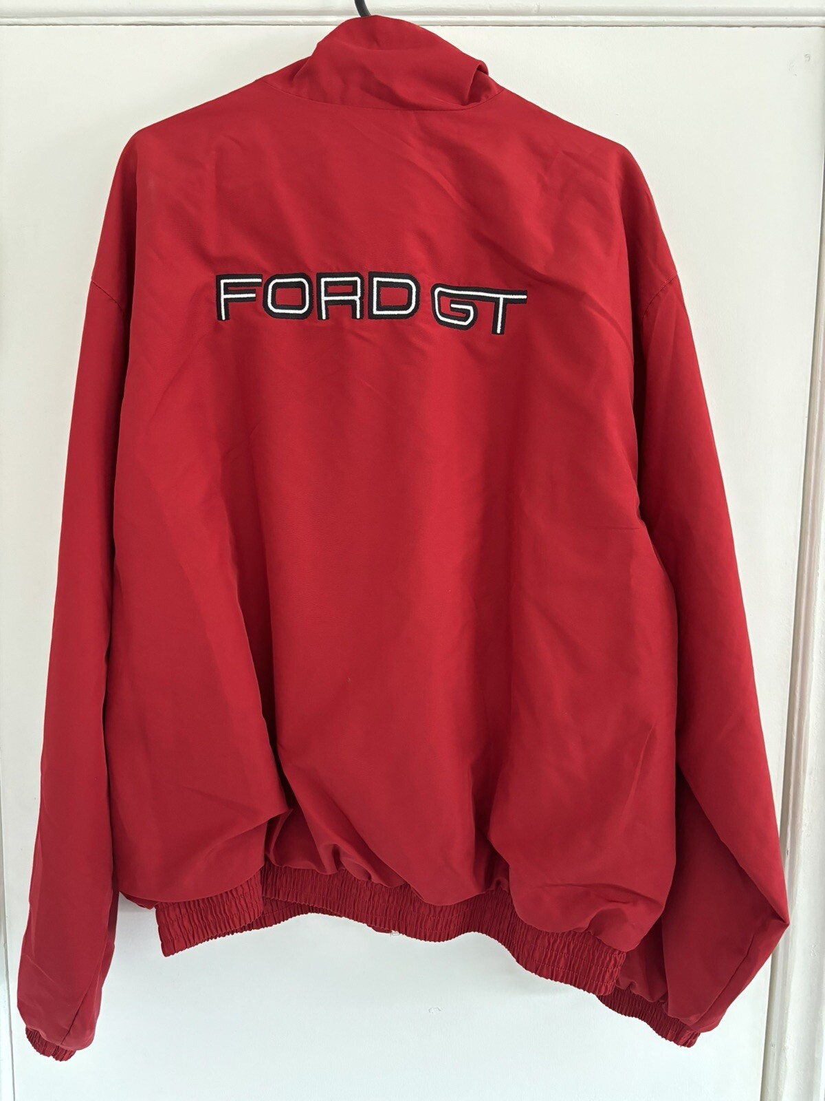 RARE SALEEN SSV FORD GT BUILD TEAM EMPLOYEE MENS RED RACE JACKET ...