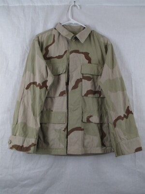 DCU Shirt/Coat Small Short Desert Tri-Color Camo Cotton/Nylon USGI Army ...