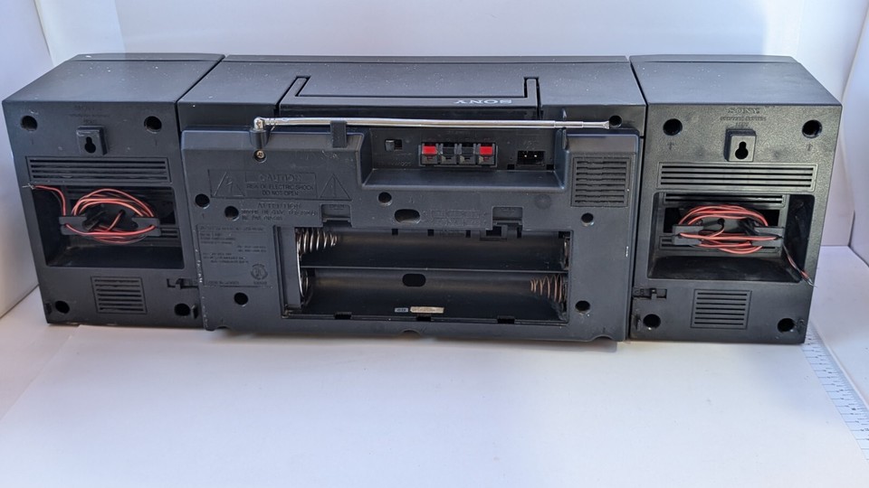 Vintage 1980s Sony Boombox Cfs-w360 Stereo Cassette Receiver Radio ...