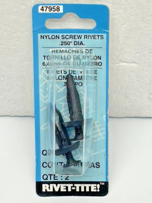 Dorman 47958 for Ford, Chrysler Push Retainer Pin Clip Screw Rivet, 1/4 ...