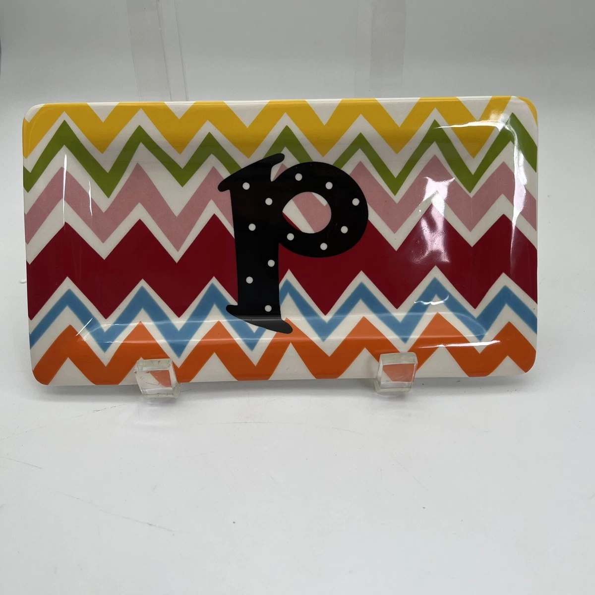 Monogrammed Chevron D
