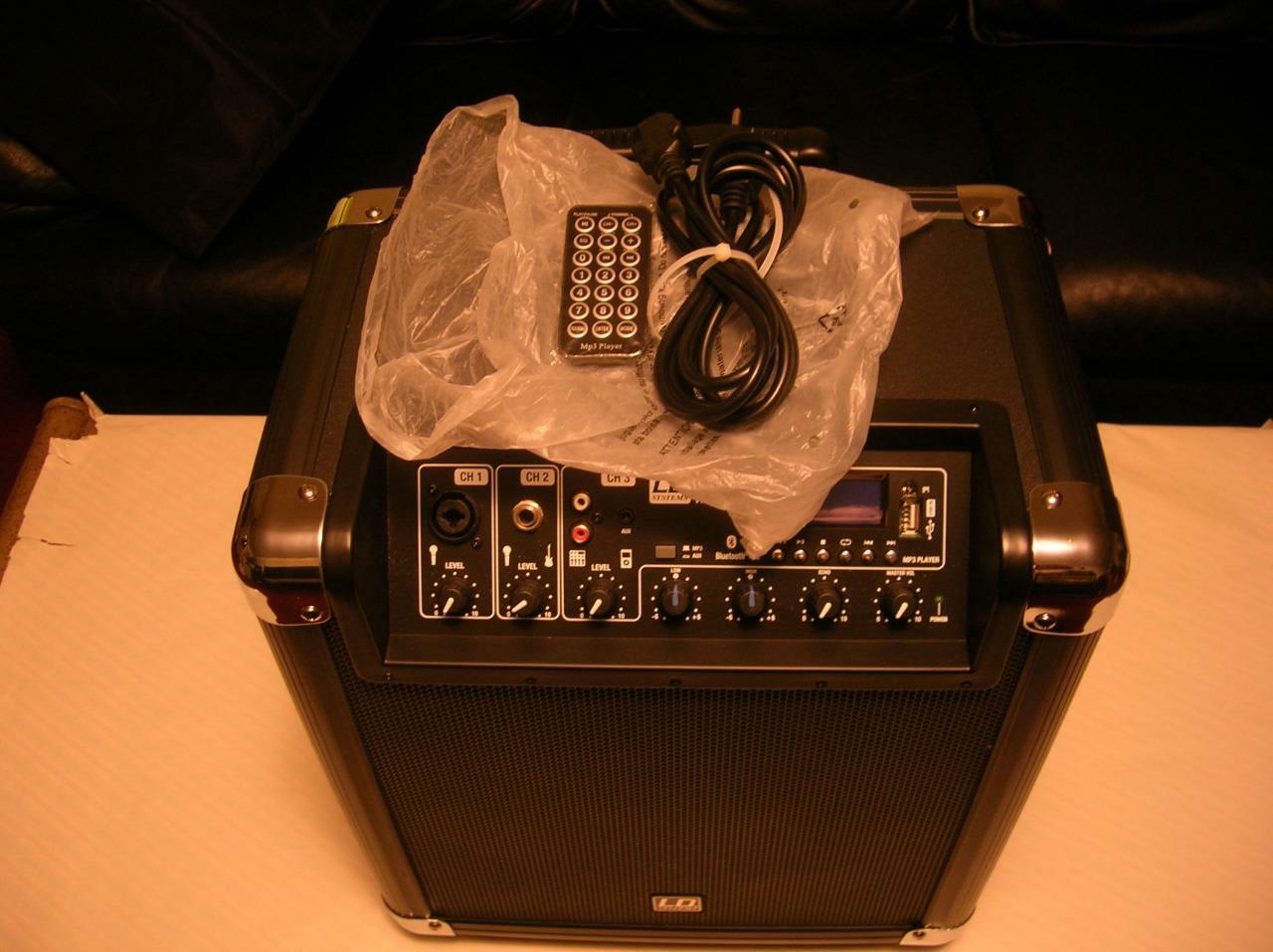 LD Systems RJ8 Battery Powered Portable Bluetooth Speaker w/ 3-Ch Mixer ...