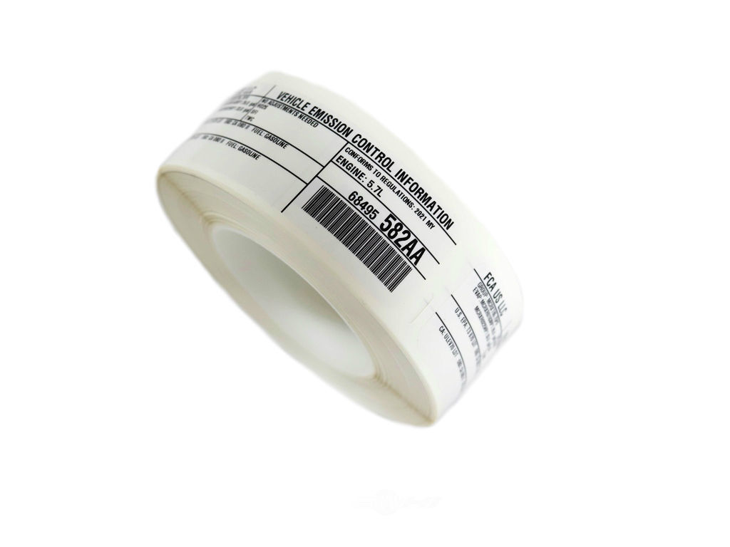 Emission Label Mopar 68495582AA for sale online | eBay