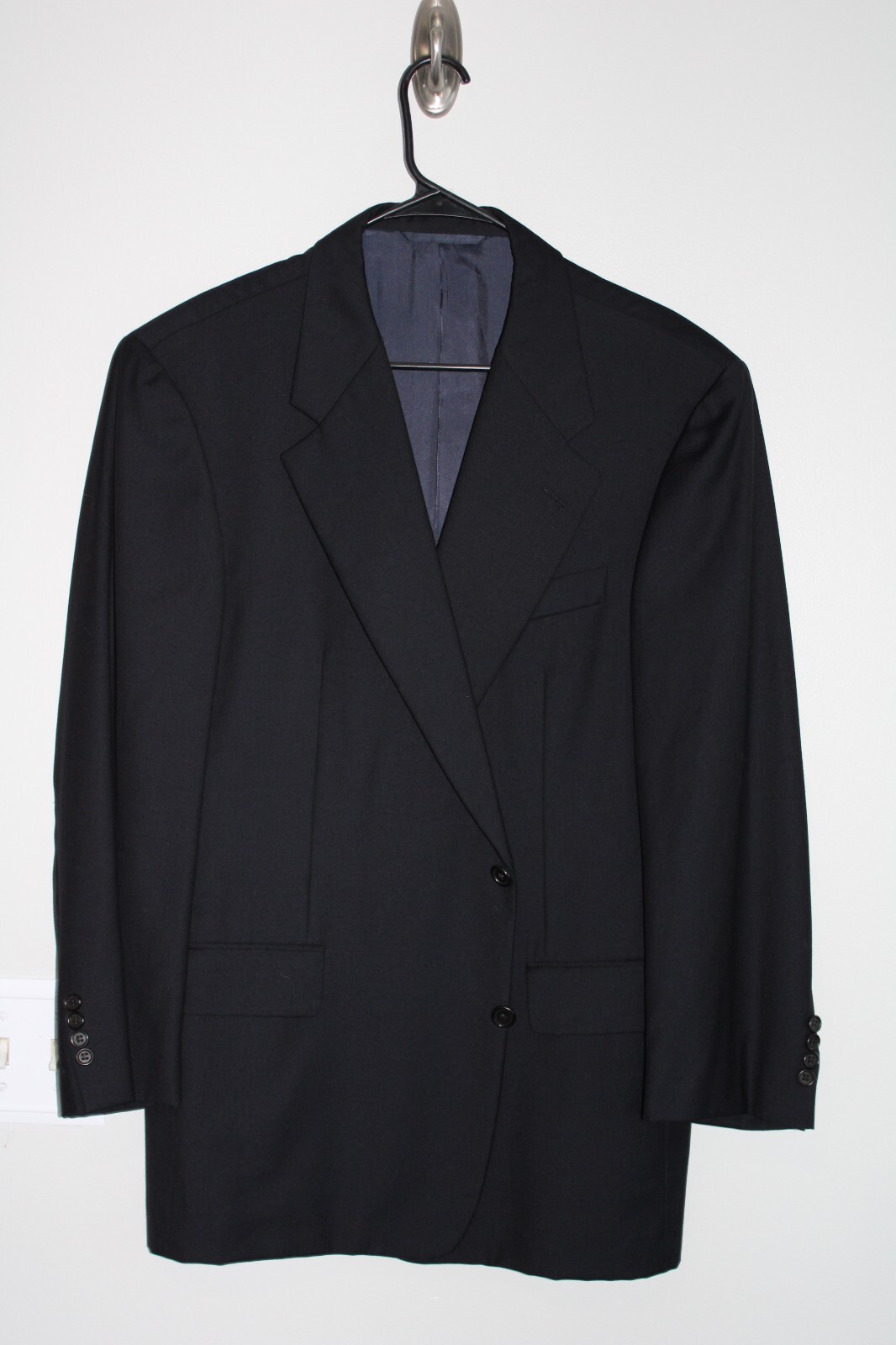 NAVY-BLUE HICKEY-FREEMAN CANTERBURY 100% WOOL SPORT C… - Gem