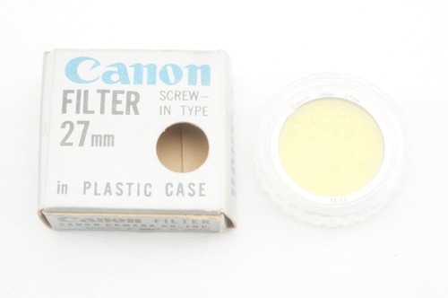 Genuine CANON 27mm Y3 2x Yellow Lens Filter From JAPAN | eBay