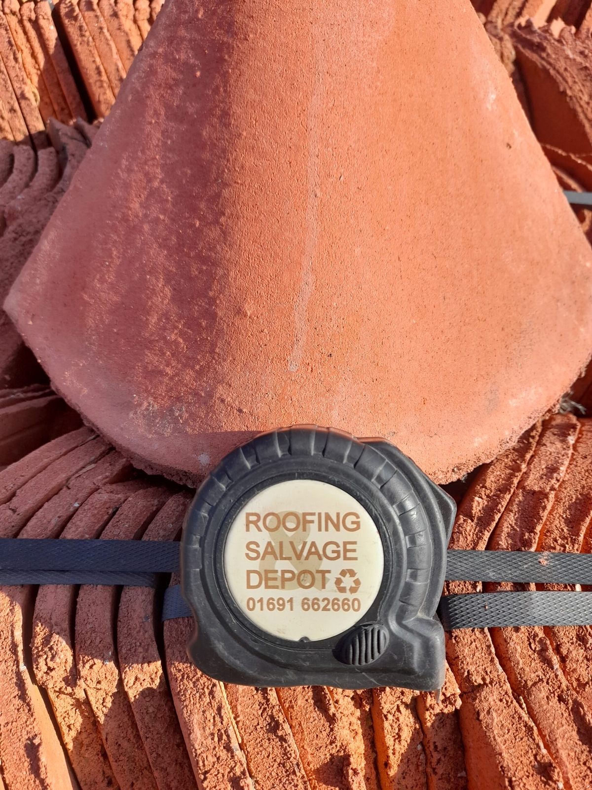 A Batch of 330 New Redland Concrete Terracotta Bonnet Hip Tiles | eBay UK