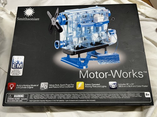 Smithsonian Motor Works Advanced Science Kit Automotive Engine ...