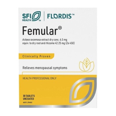1x, 2x, 3x Flordis Femular 30 Tablets Relieve Mild Moderate Symptoms ...