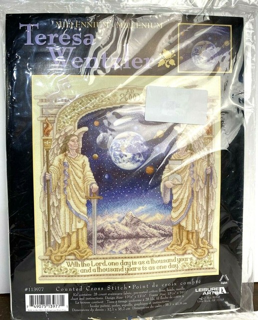 Teresa Wentzler Millennium Cross Stitch 113977 Kit Leisure Arts 13x14 ...