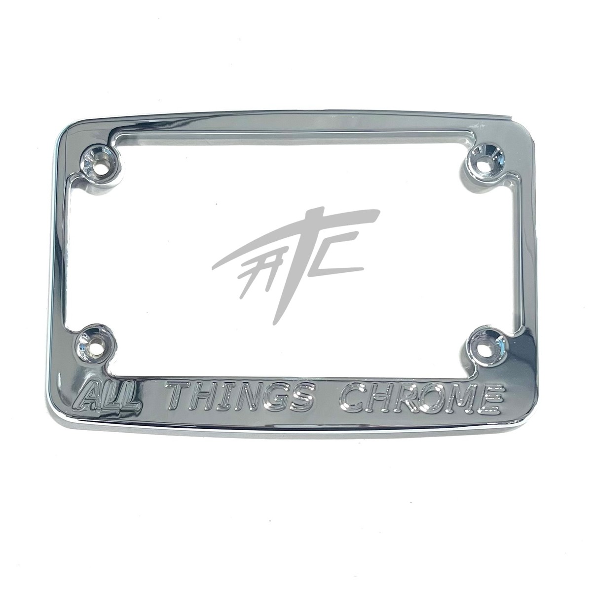 Custom sales Engraved Chrome License