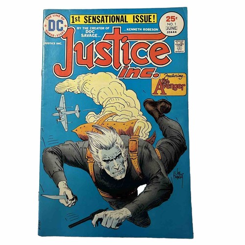 Justice Inc No. 1 1975 DC Comics - Joe Kubert Cover - FN | eBay