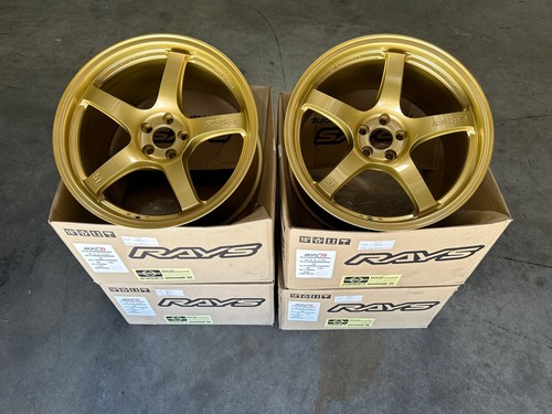 RAYS GRAMLIGHTS 57CR 18x9.5 38 5x100 FRS BRZ 86 WRX LEGACY WHEELS RIMS ...