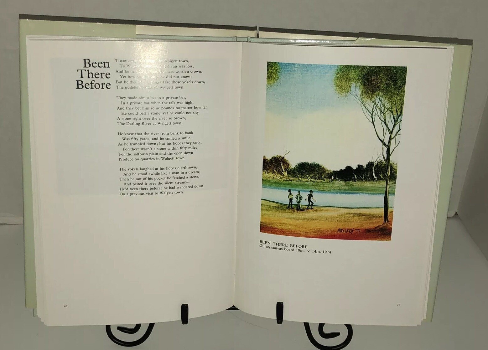 Poems of Banjo Patterson Illustrated Pro Hart Hardcover w/ Dust Jacket ...