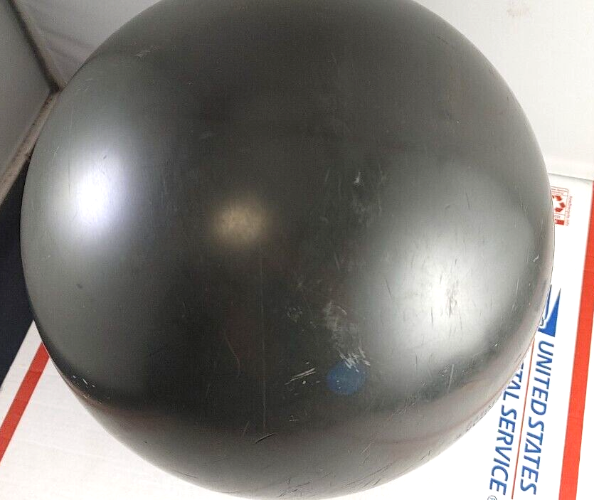 Vintage Brunswick RHINO 16lbs Bowling Ball 16 lbs Drilled Black Retro ...