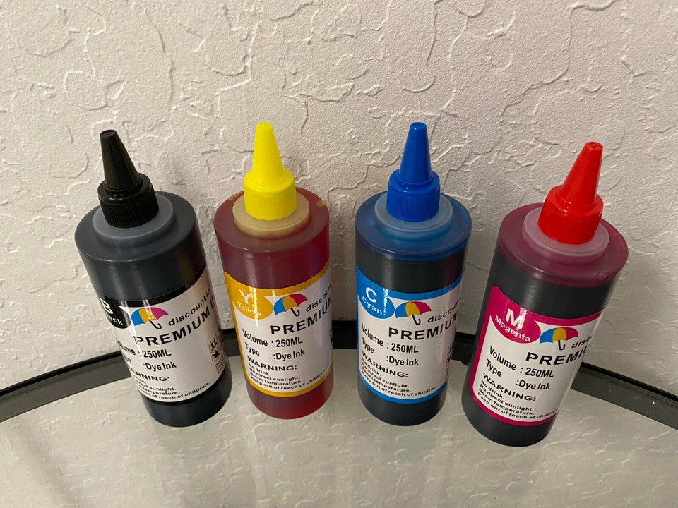4X250ML Refill Ink kit for Epson 774 T774 Epson Expression ET-3600 | eBay