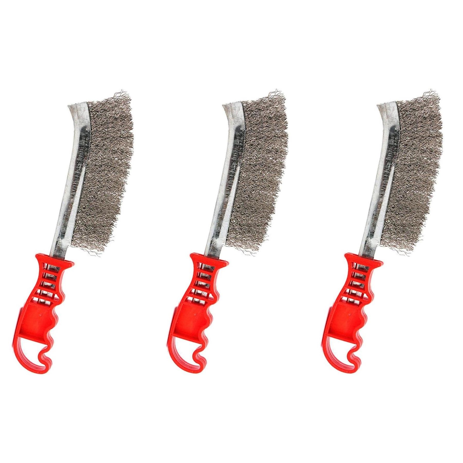 hand Wire Brush set With Scraper Wooden Handle Rust & Paint Dirt ...
