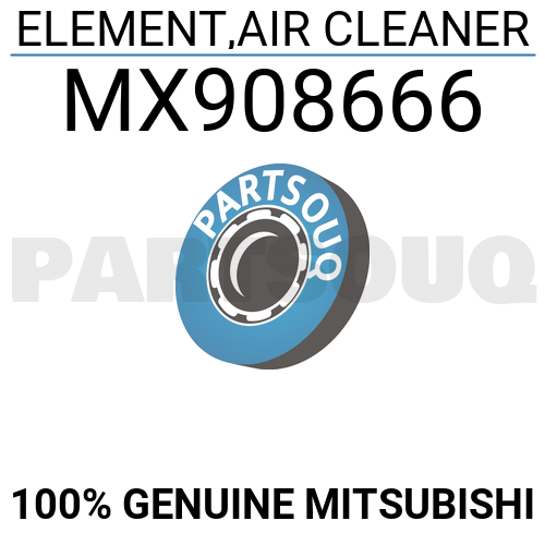 MX908666 Genuine Mitsubishi ELEMENT,AIR CLEANER | eBay