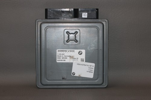 07-13 BMW E90 E92 ECU ECM Engine Control Module Unit Computer 7576297 ...